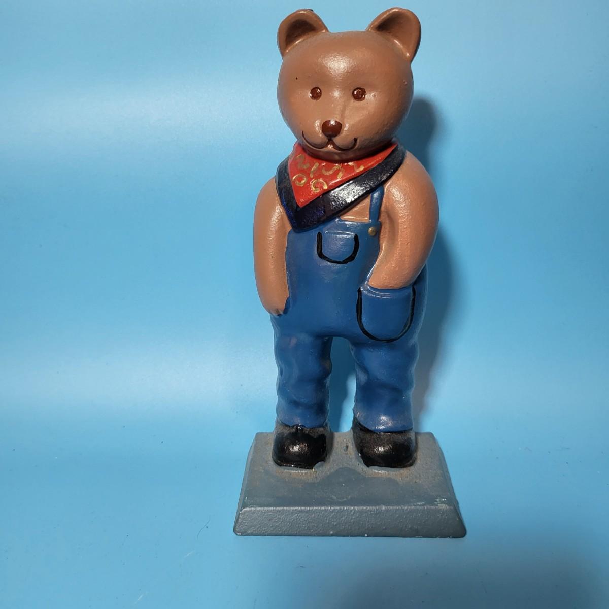 Heavy Metal Bear Doorstop | EstateSales.org