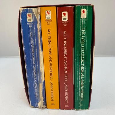 Vintage James Herriot 4 Book Set All Creatures Great and Small Pocket ...