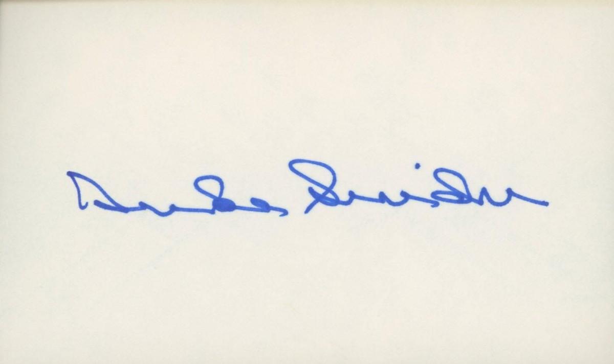 Duke Snider original signature | EstateSales.org