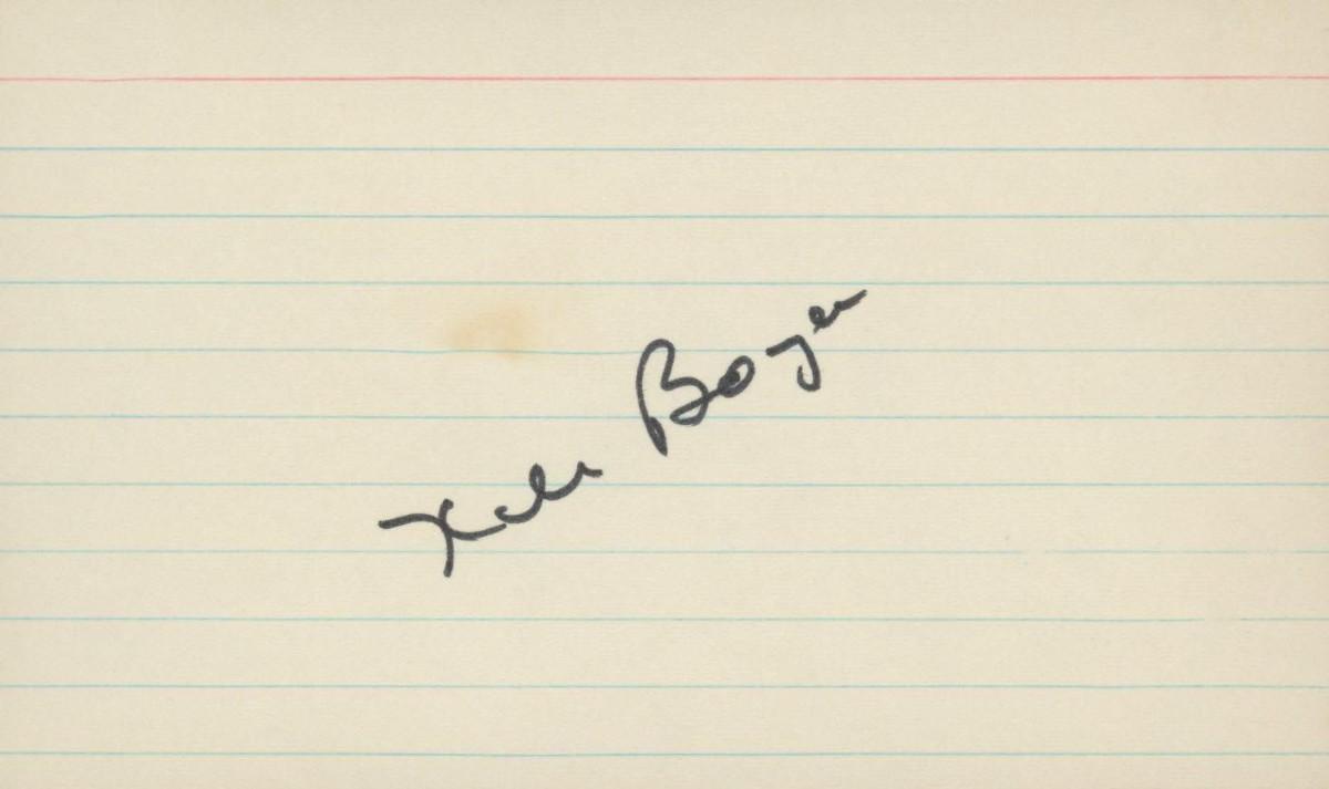 Ken Boyer original signature | EstateSales.org