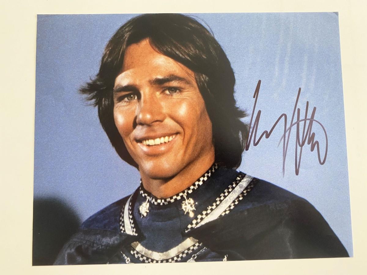 Battlestar Galactica Richard Hatch signed photo | EstateSales.org