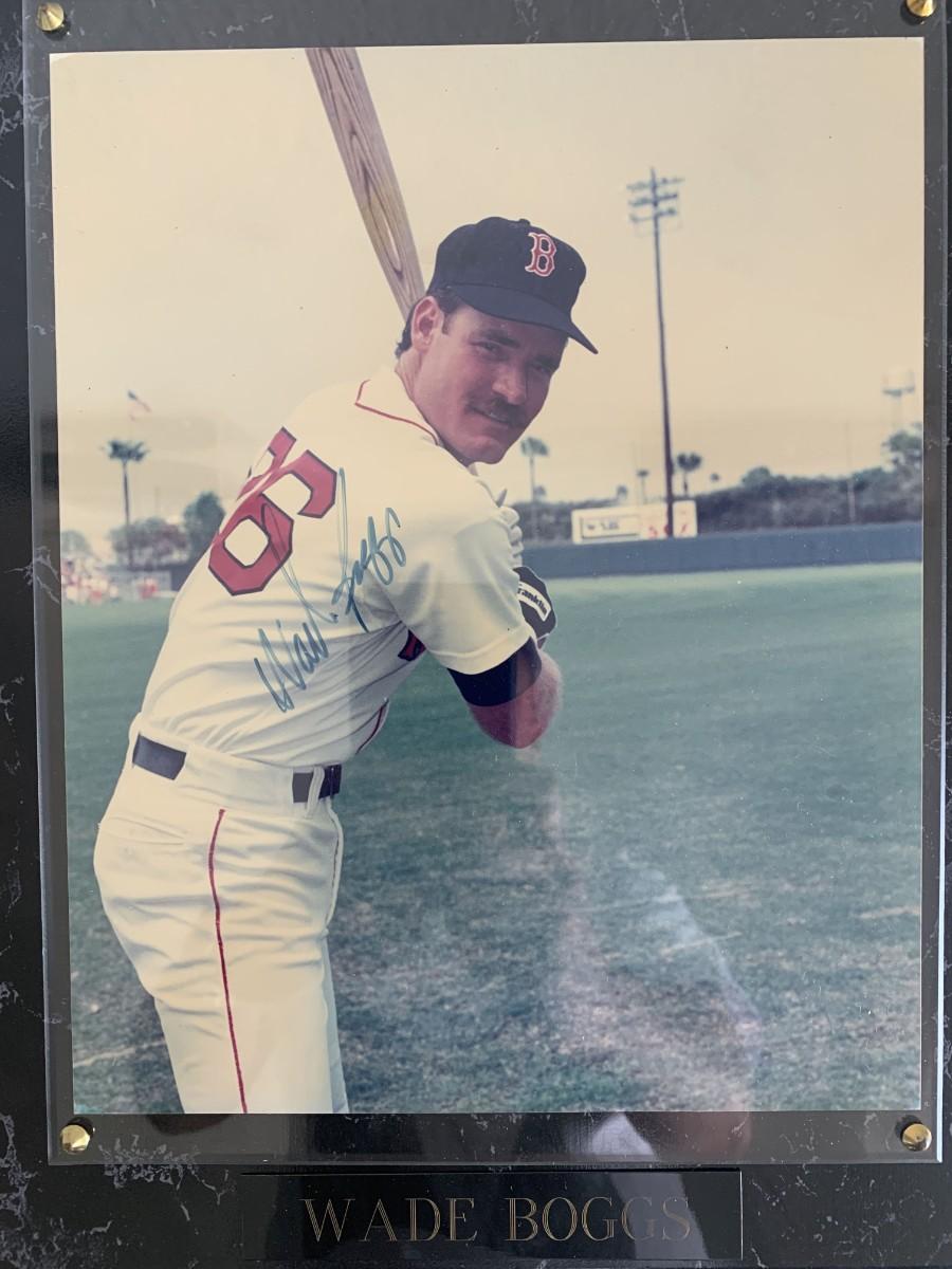 Wade Boggs signed photo | EstateSales.org