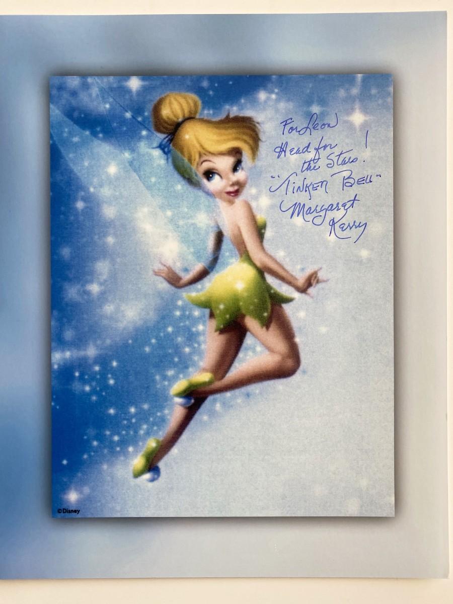 Tinker Bell Margaret Kerry signed photo | EstateSales.org