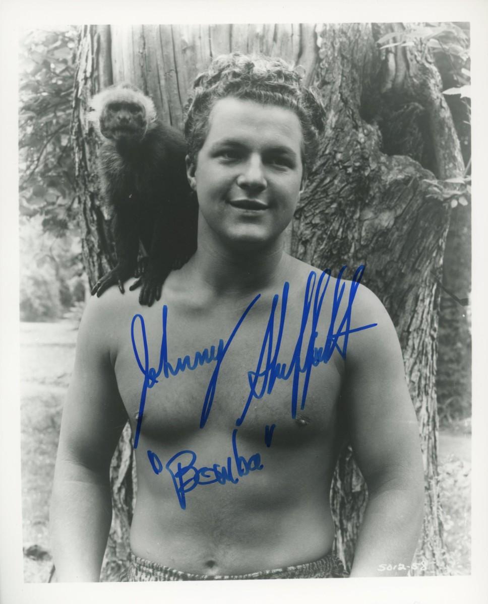 Johnny Sheffield signed movie photo. GFA Authenticated | EstateSales.org