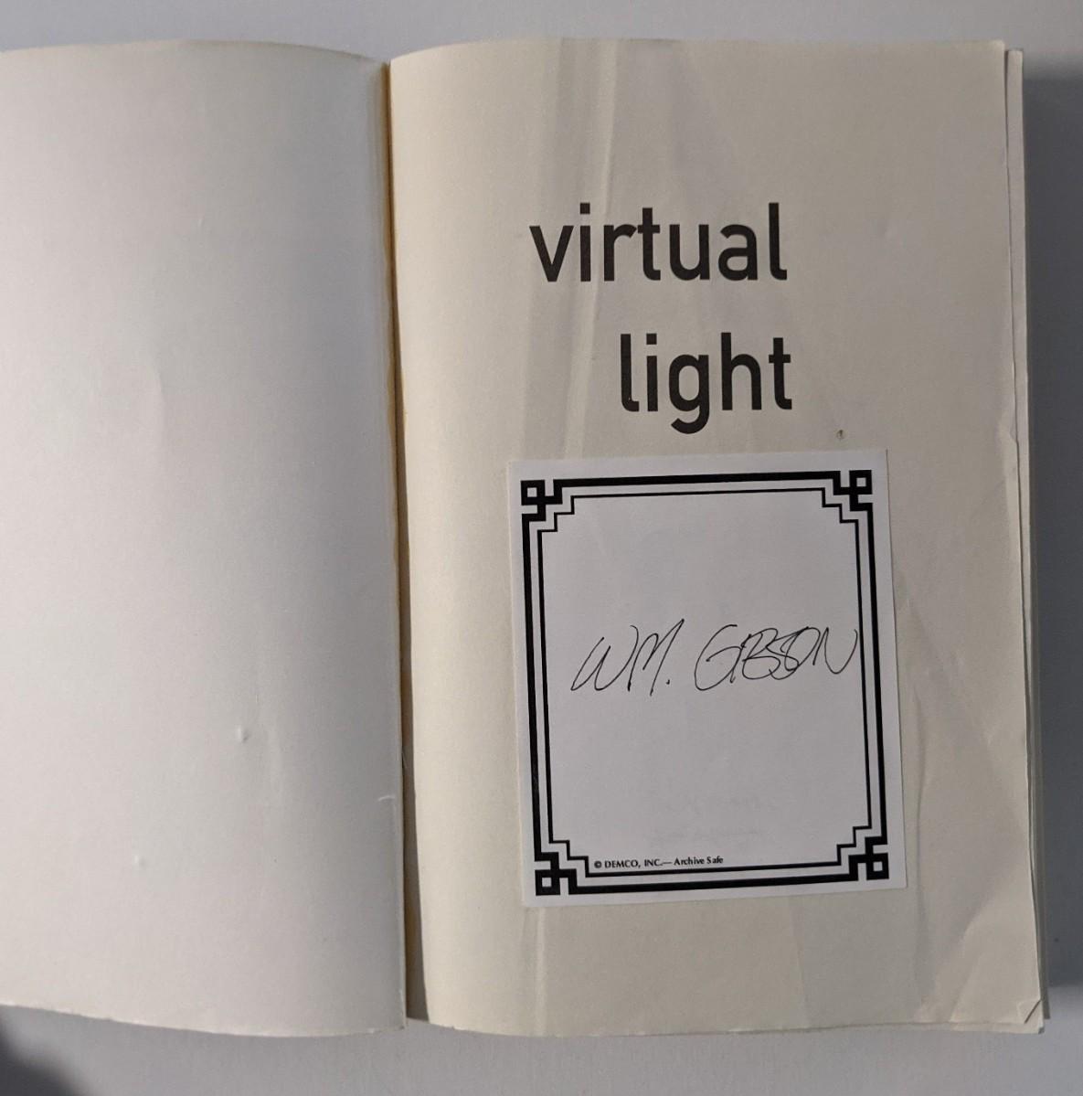 Virtual Light Signed Book | EstateSales.org