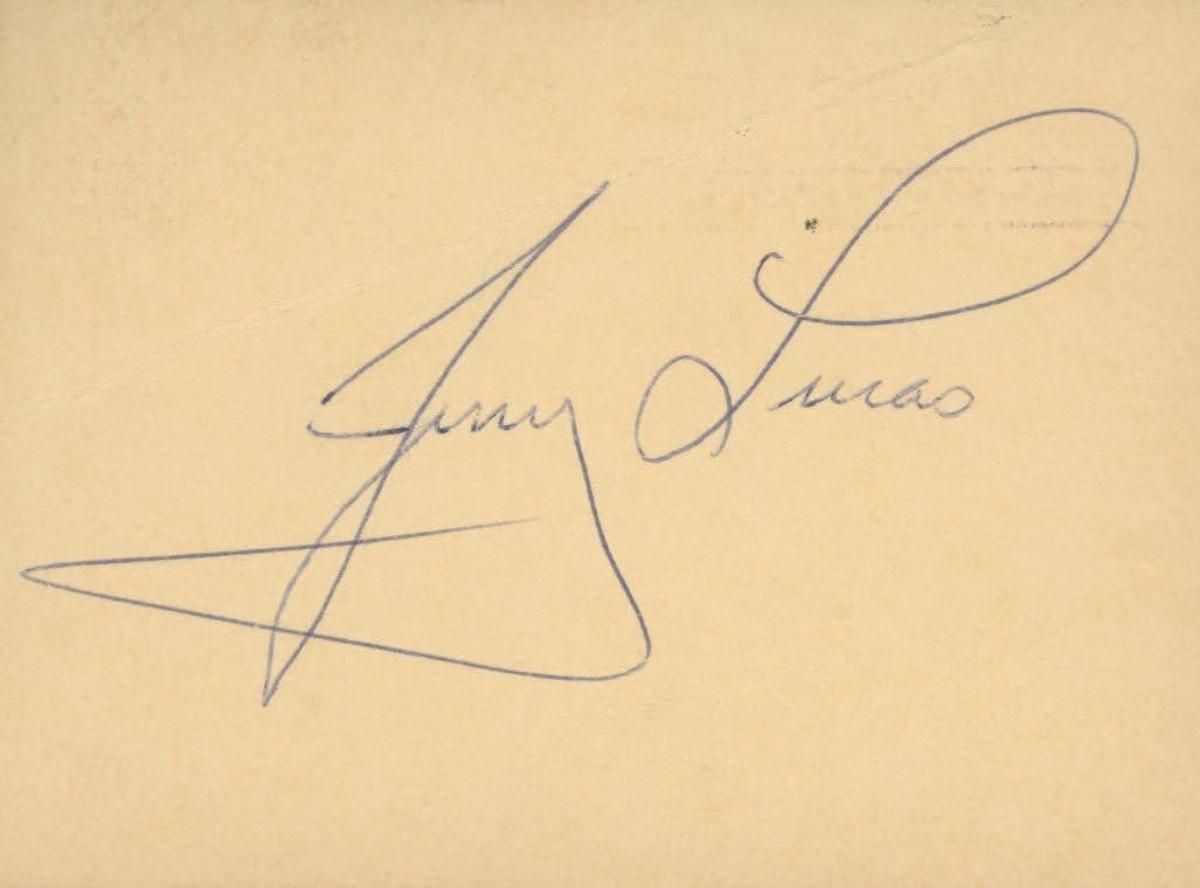 Jerry Lucas original signature | EstateSales.org