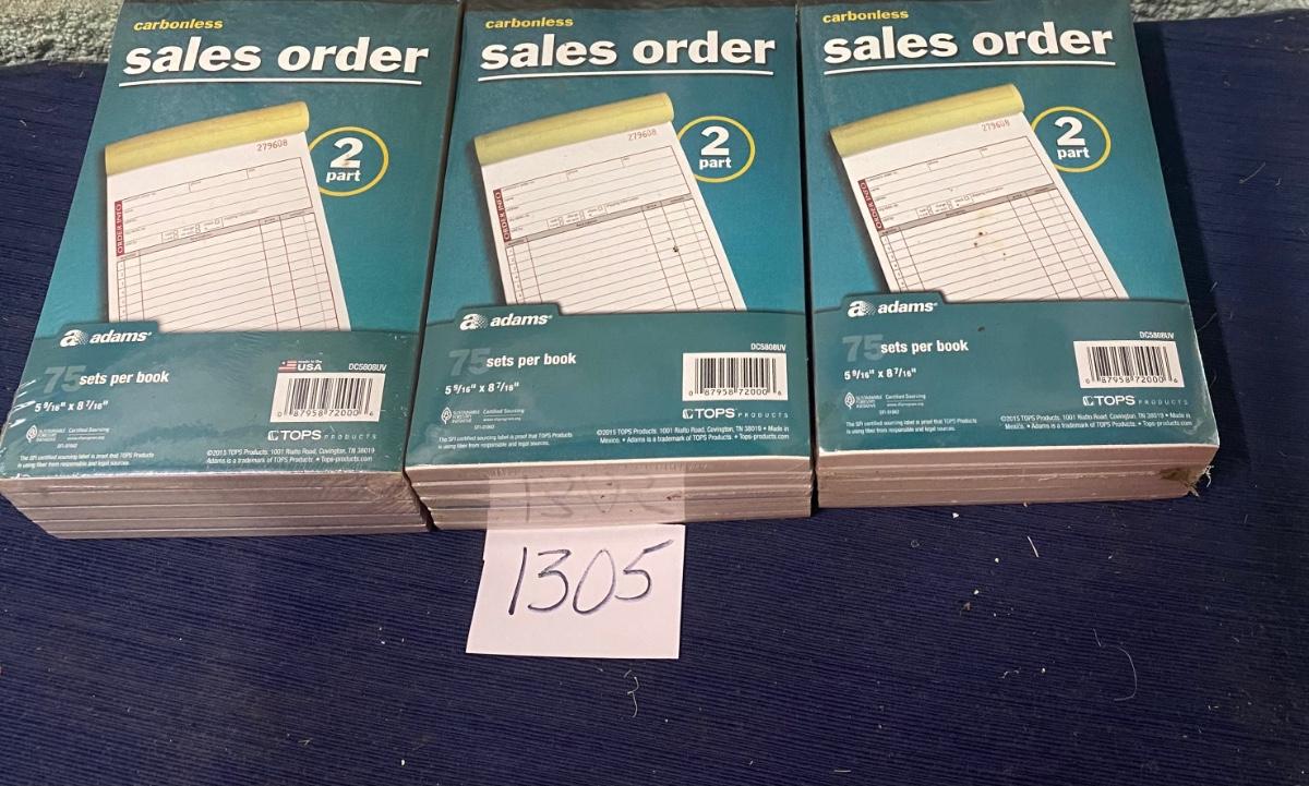 Sales Order Pads | EstateSales.org