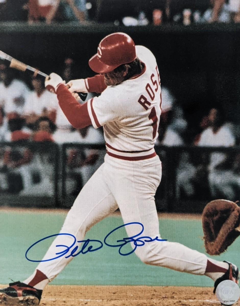 Pete Rose signed photo- GFA Authenticated | EstateSales.org