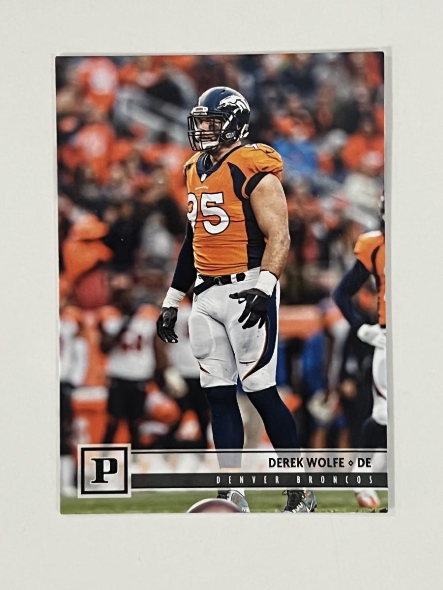 Denver Broncos Derek Wolfe 2018 Panini #93 trading card | EstateSales.org