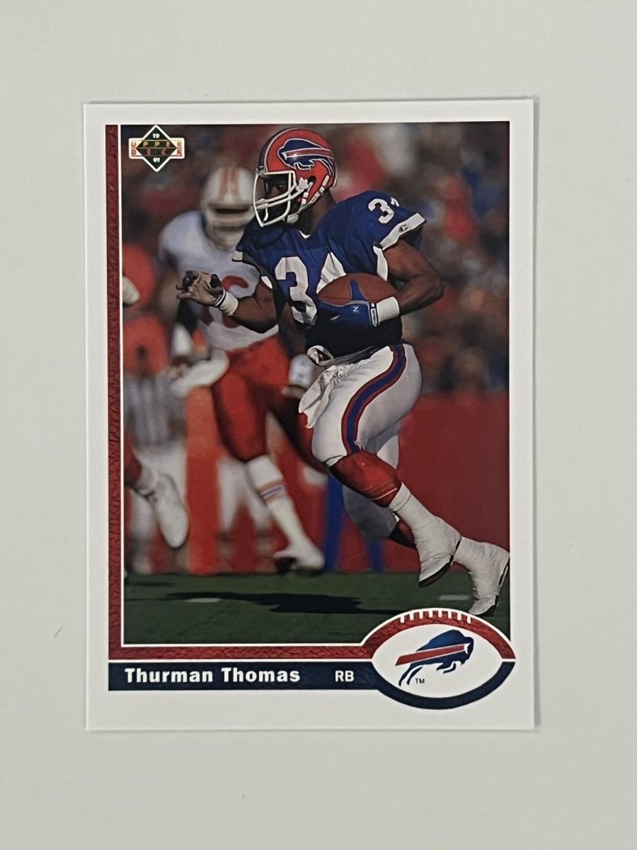 Buffalo Bills Thurman Thomas 1991 Upper Deck #356 trading card ...