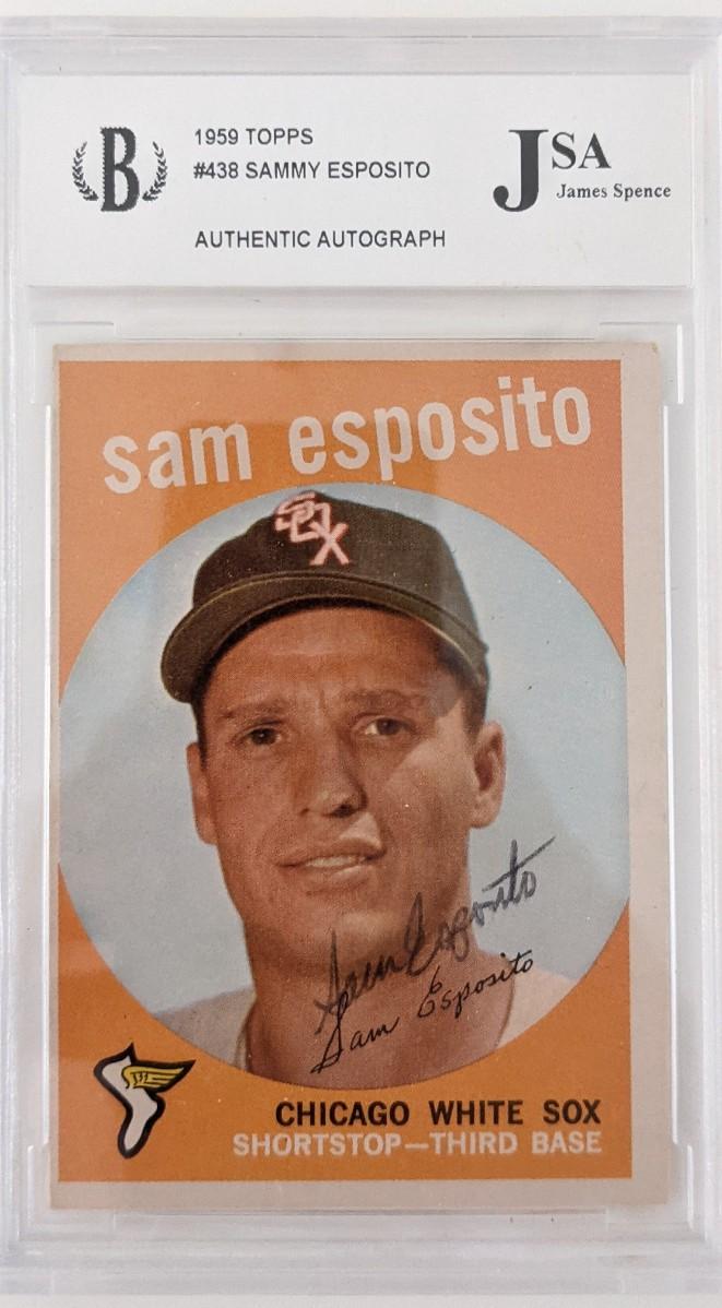 Sam Esposito Chicago White Sox Signed Baseball Trading Card - Topps ...
