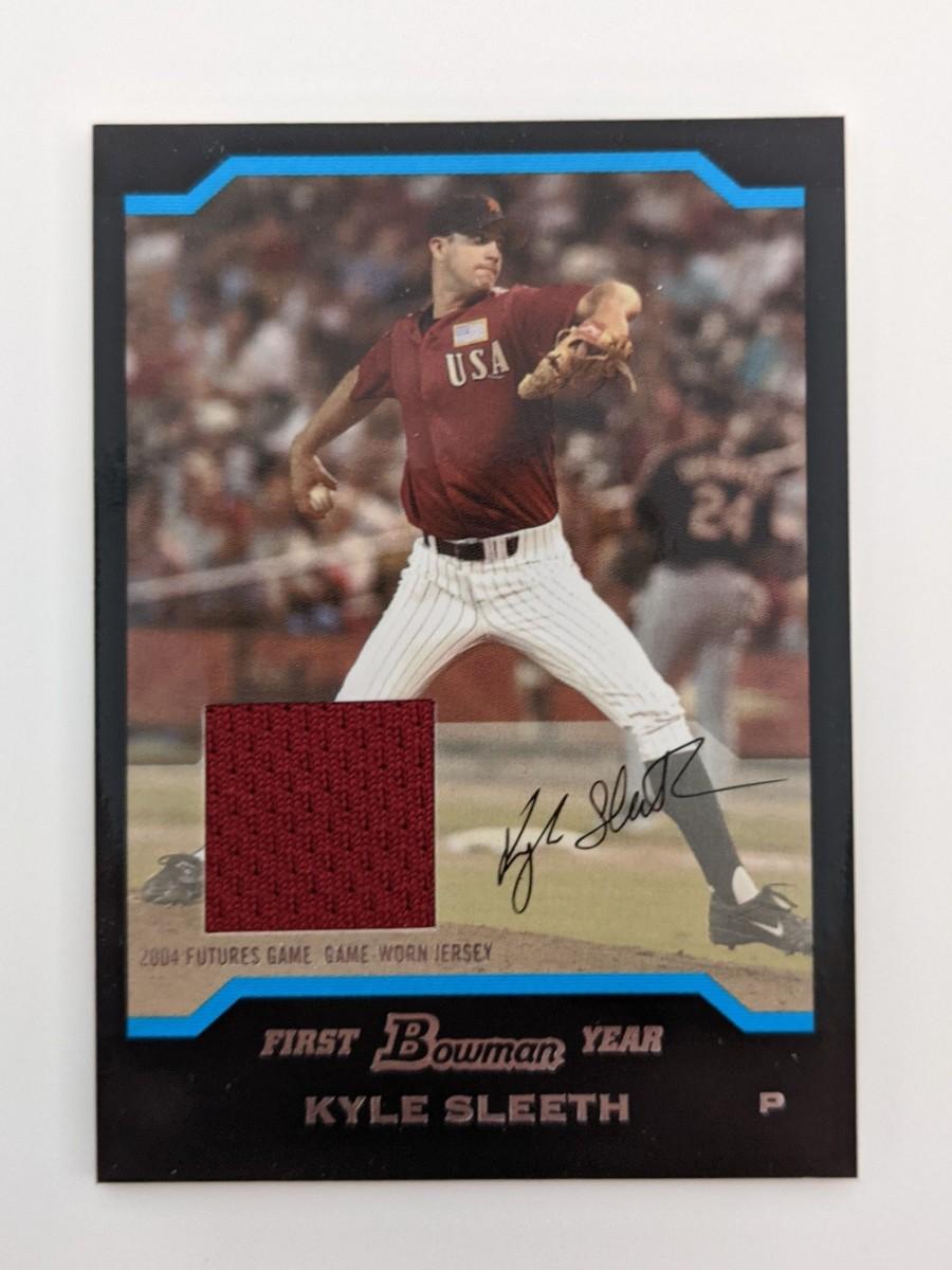 Kyle Sleeth Baseball Trading Card with 2004 Futures Game Game-Worn ...