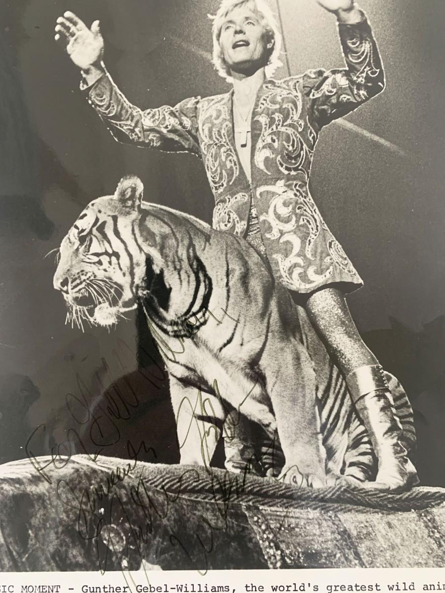 Ringling Brothers Circus Gunther Gebel-Williams signed photo ...