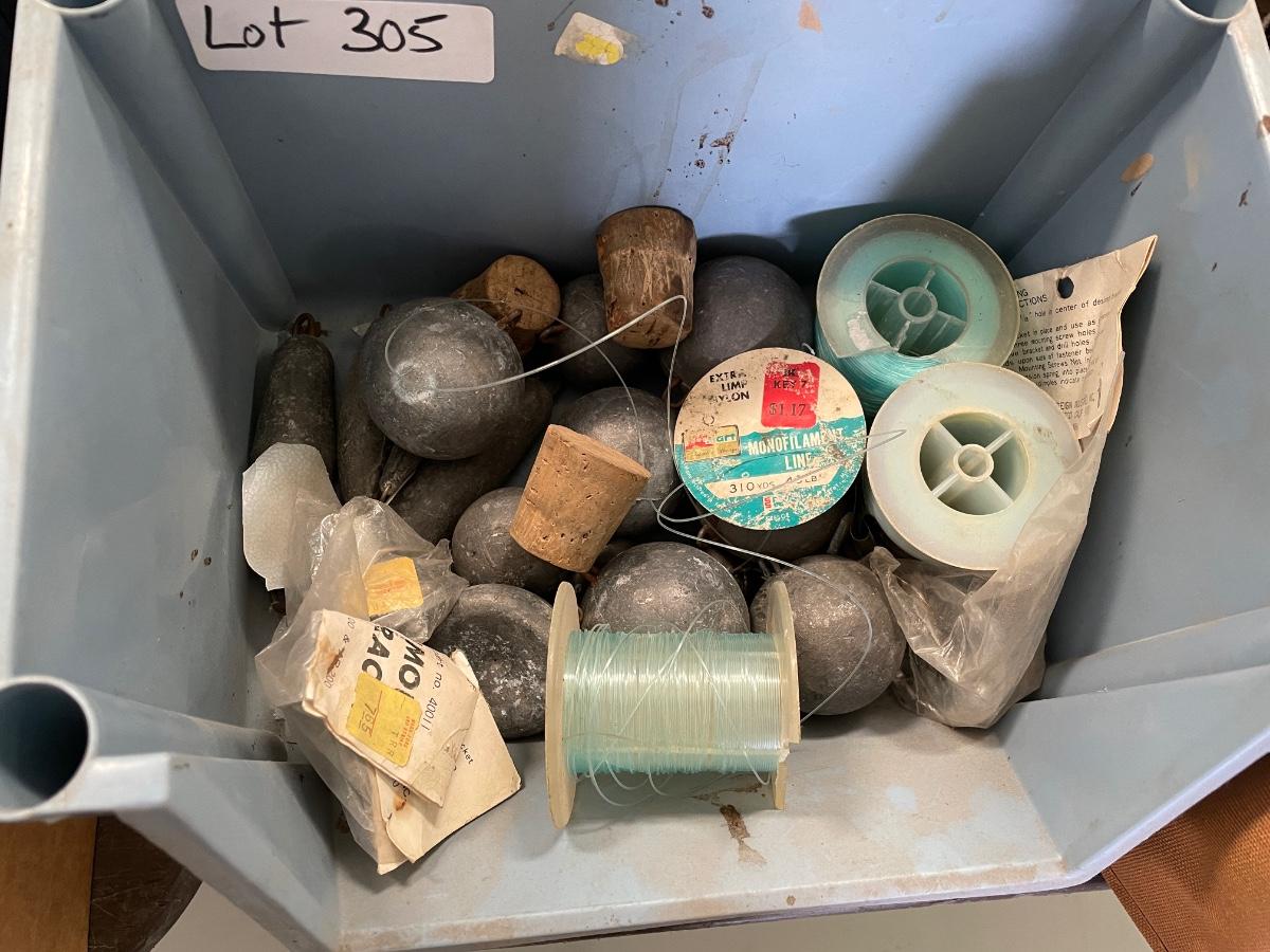 Assortment of Fishing Weights - Deep Sea Type | EstateSales.org