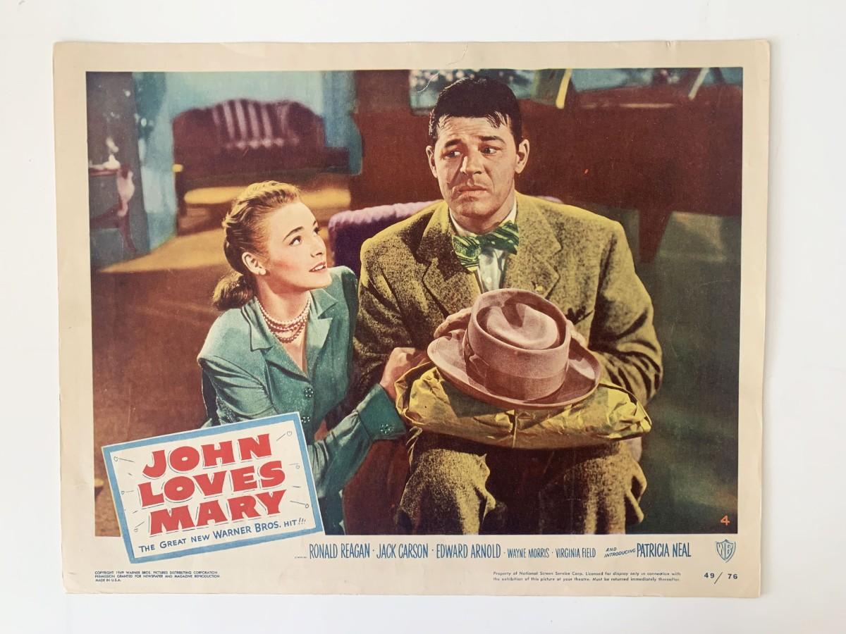 John Loves Mary original 1994 vintage lobby card | EstateSales.org