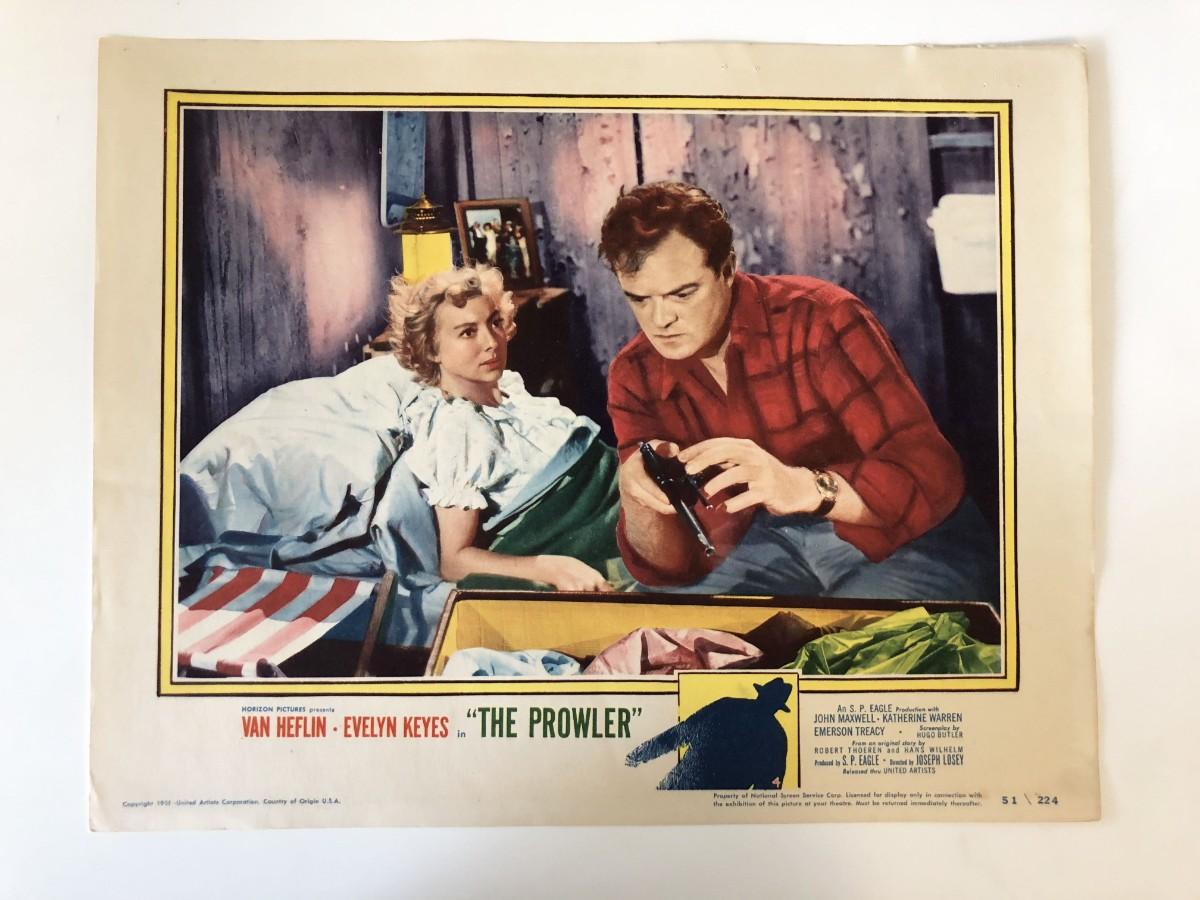 The Prowler original 1951 vintage lobby card on heavy card stock. 11x14 ...
