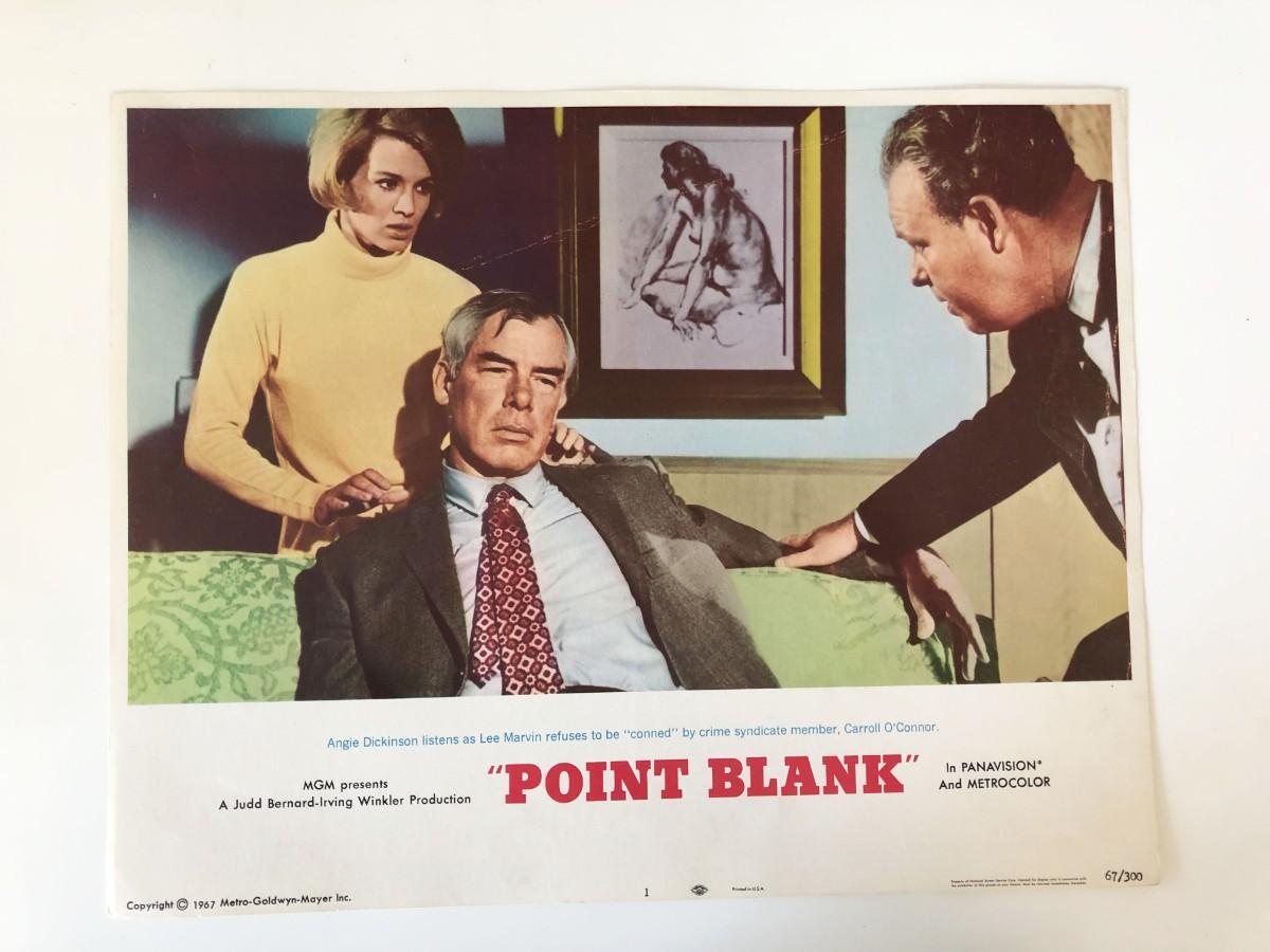 Point Blank original 1967 vintage lobby card on heavy card stock. 11x14 ...