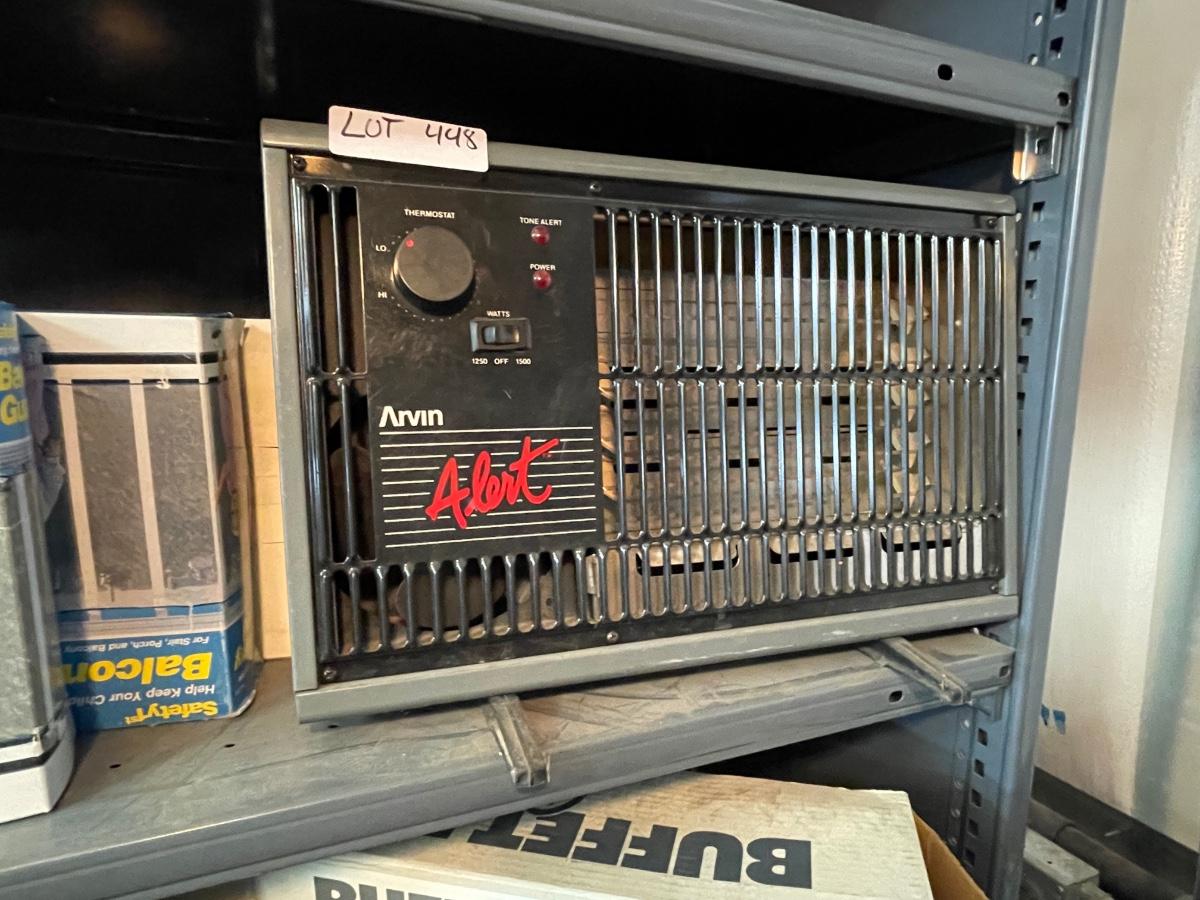 Arvin Alert Electric Space Heater - Tone Alert/Thermostat/2 Wattage ...