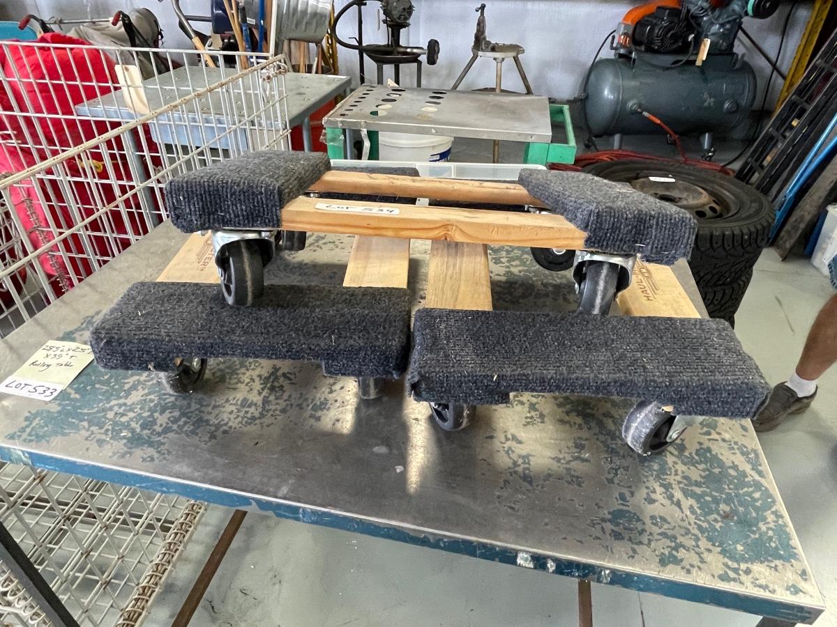 3 Haulmaster Small rolling Moving Carts | EstateSales.org