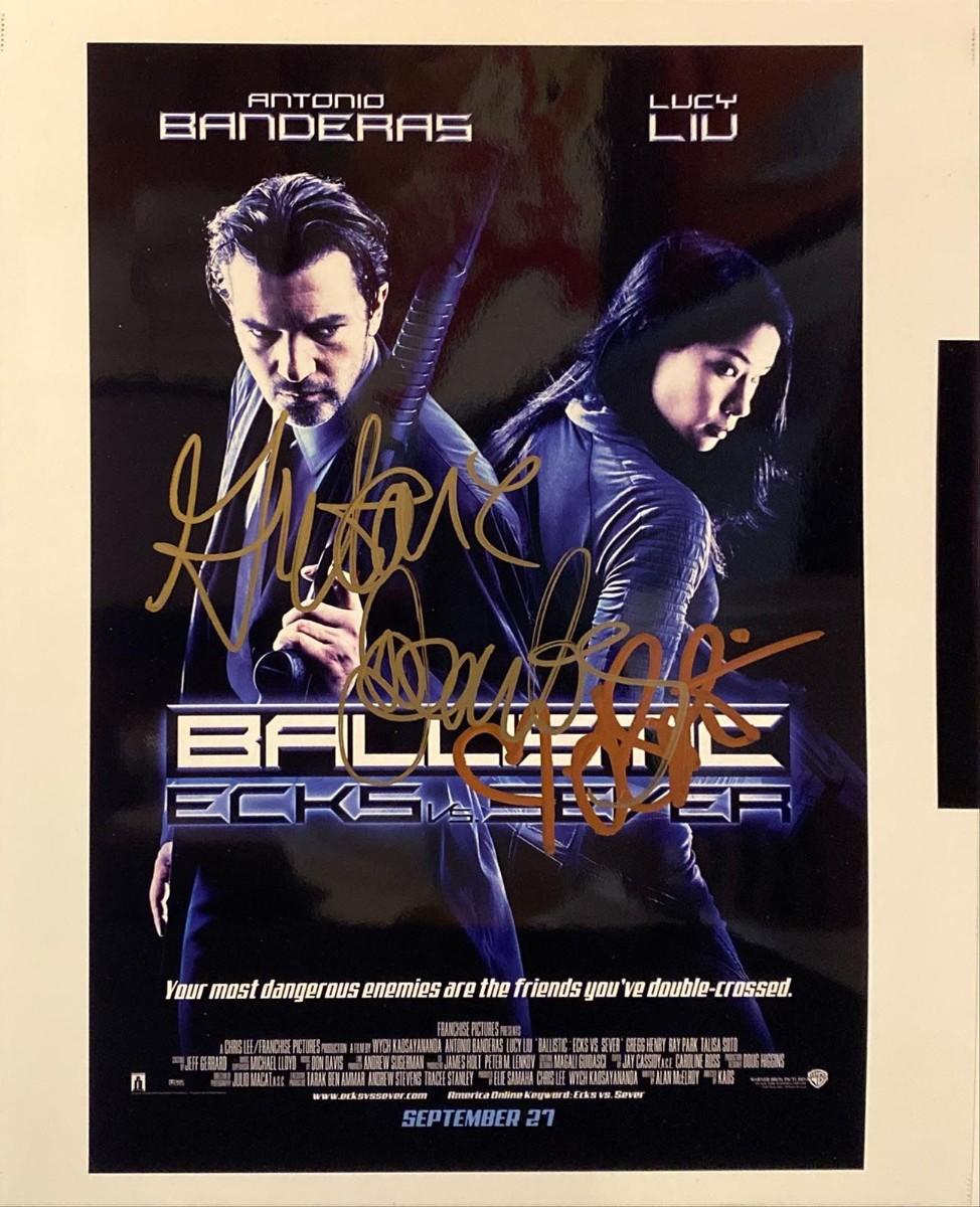 Ballistic: Ecks vs. Sever Lucy Liu and Antonio Banderas signed movie ...