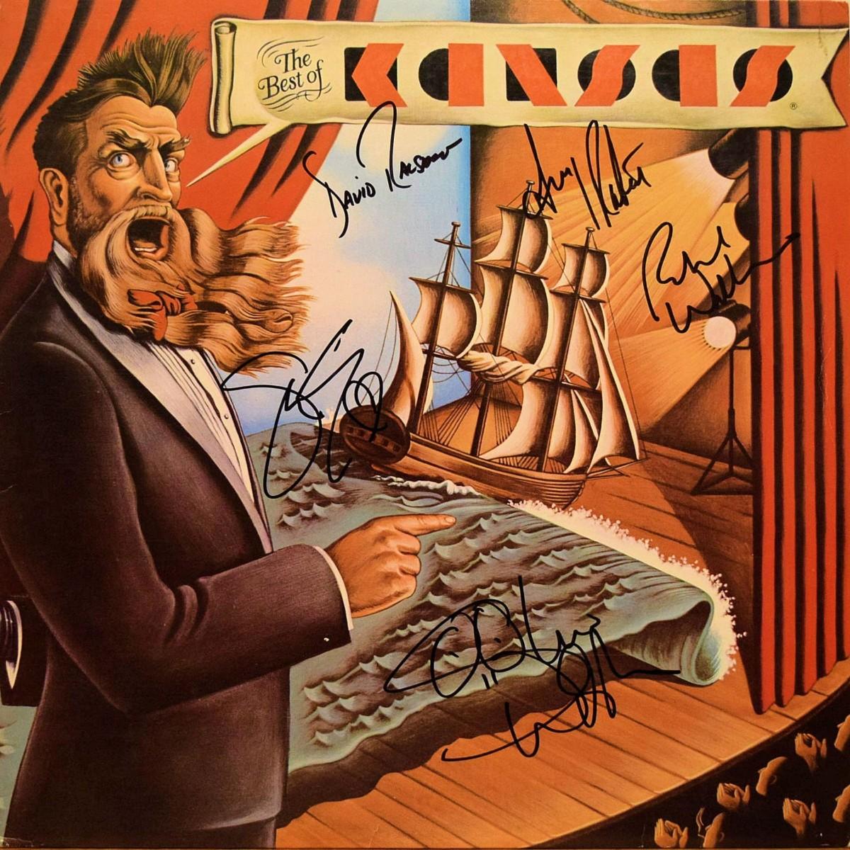 Kansas signed The Best of Kansas album | EstateSales.org