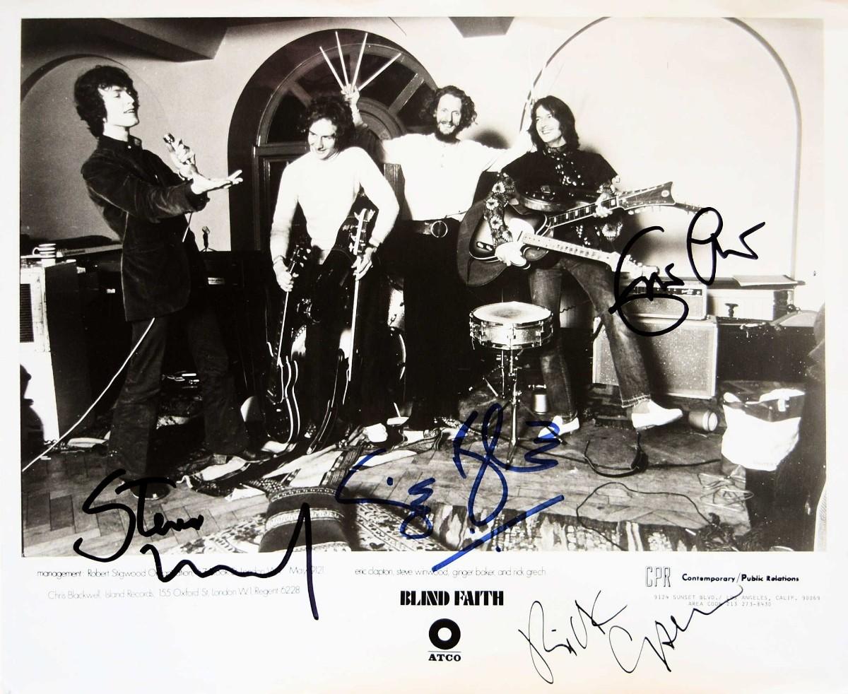 Blind Faith signed photo | EstateSales.org