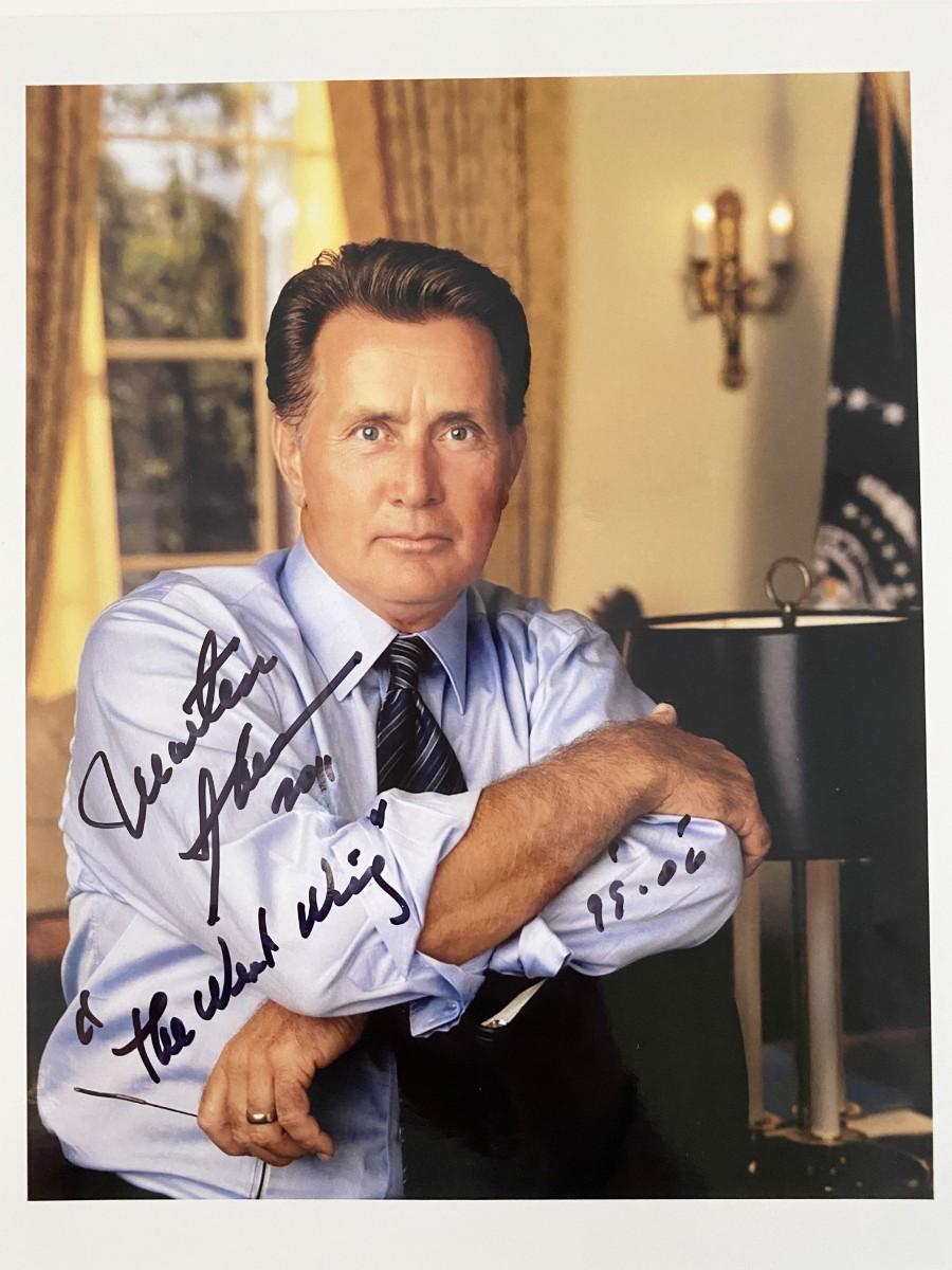 The West Wing Martin Sheen signed photo | EstateSales.org