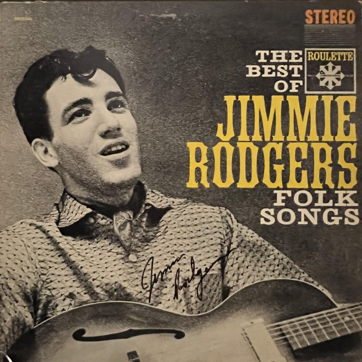 Jimmie Rodgers The Best Of signed album | EstateSales.org