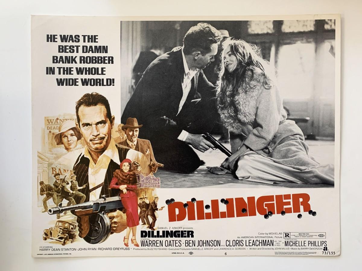 Dillinger original 1973 vintage lobby card | EstateSales.org