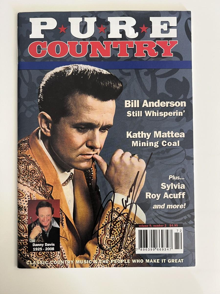 Bill Anderson signed magazine | EstateSales.org
