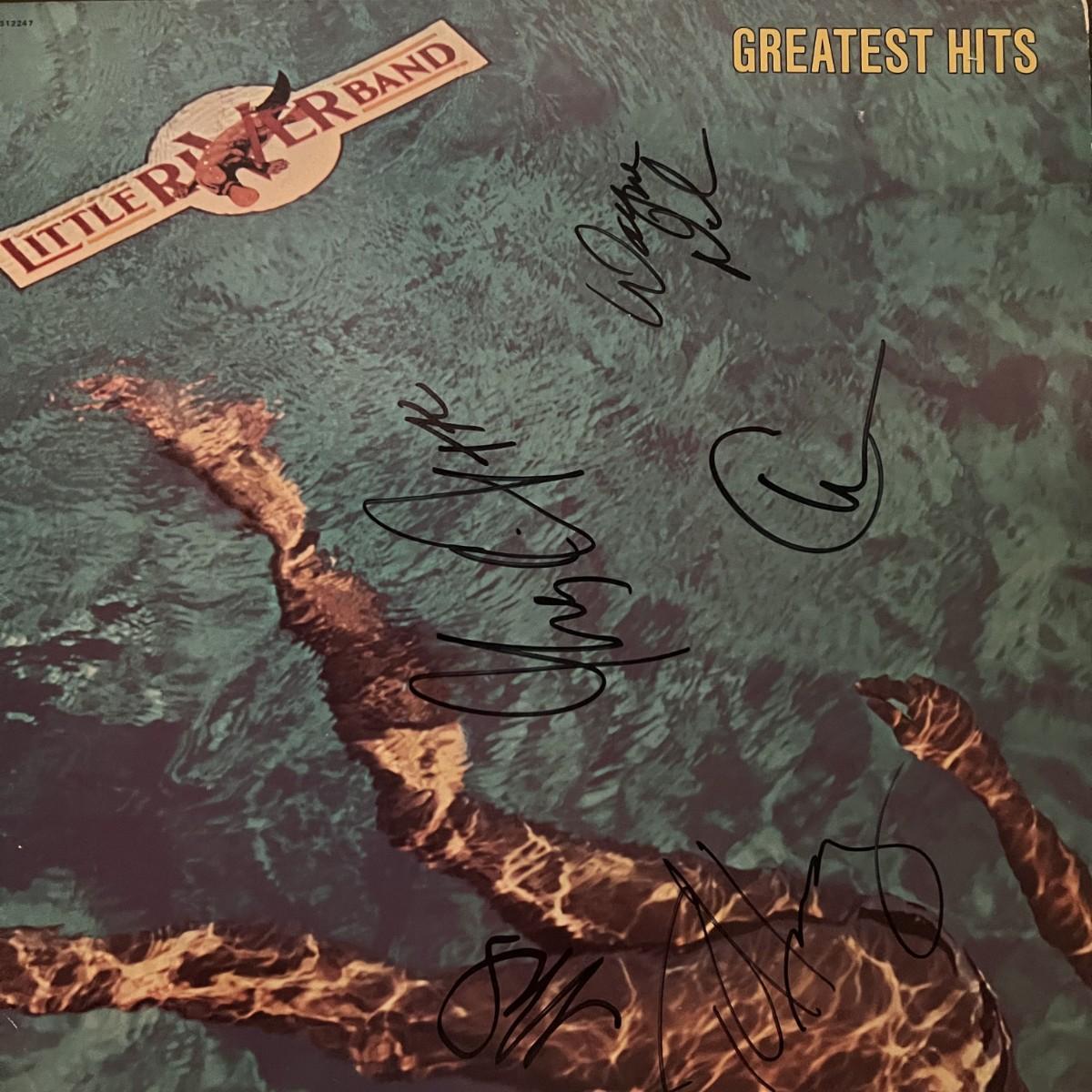 Little River Band Greatest Hits signed album | EstateSales.org