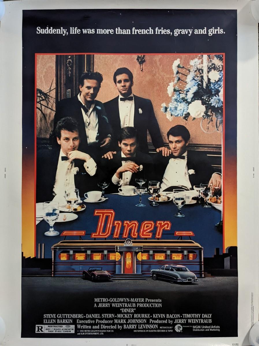 Diner 1982 Original 30x40 Movie Poster | EstateSales.org