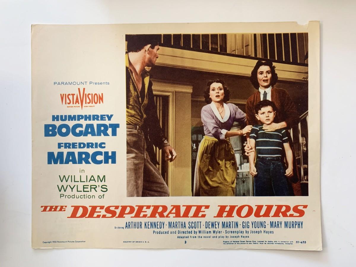 The Desperate Hours original 1955 vintage lobby card | EstateSales.org