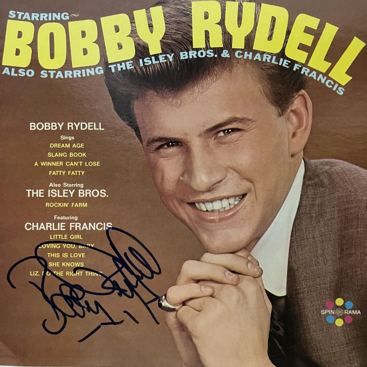 Bobby Rydell Starring signed album | EstateSales.org
