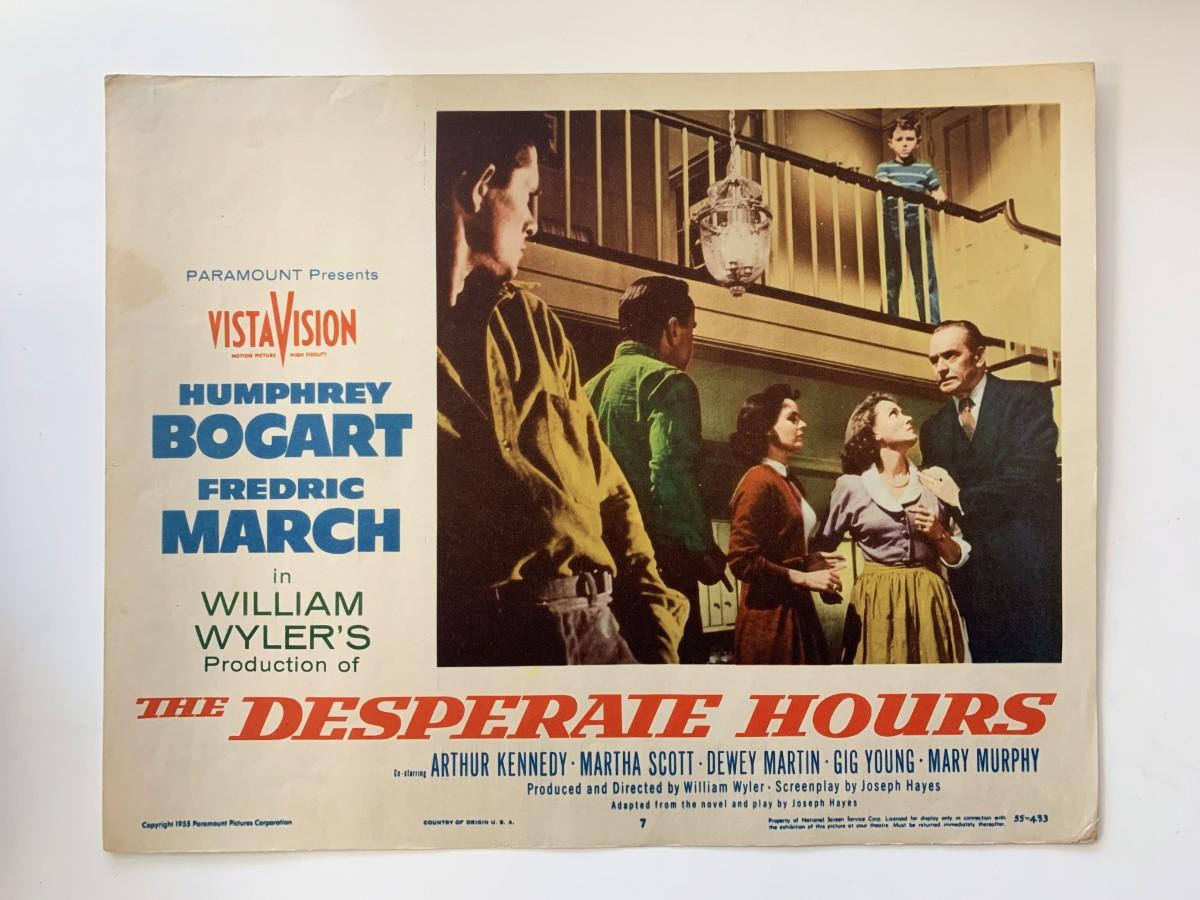 The Desperate Hours original 1955 vintage lobby card | EstateSales.org