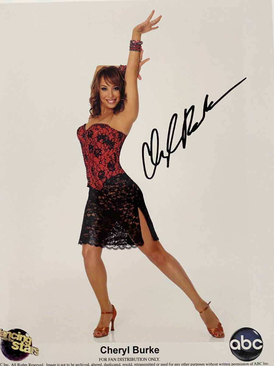 Dancing with the Stars Cheryl Burke signed photo | EstateSales.org
