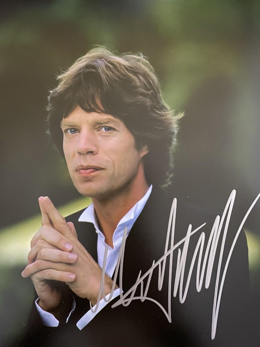 Mick Jagger signed photo | EstateSales.org