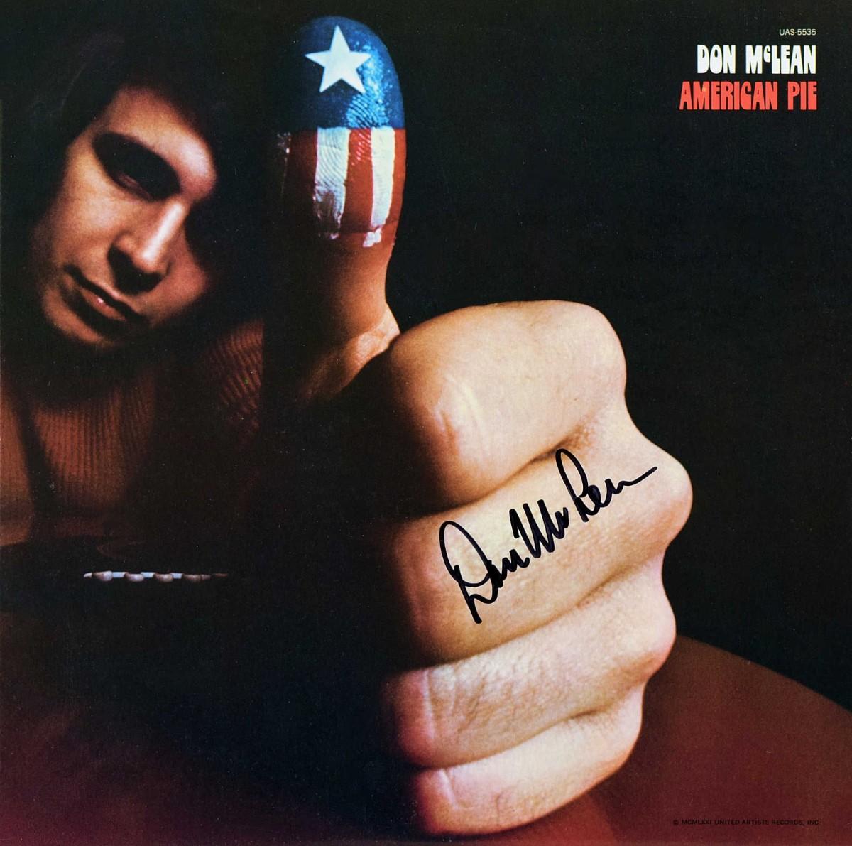 Don McLean signed American Pie album | EstateSales.org