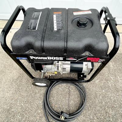 BRIGGS & STRATTON ~ Power Boss ~ 5500 Watts Portable Generator ...