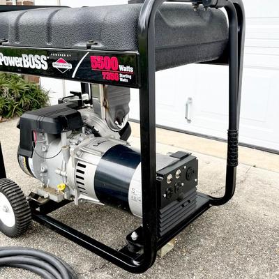 BRIGGS & STRATTON ~ Power Boss ~ 5500 Watts Portable Generator ...