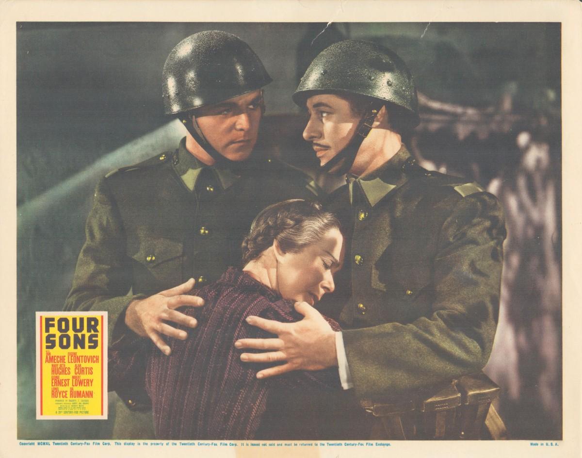 Four Sons 1940 original vintage lobby card | EstateSales.org