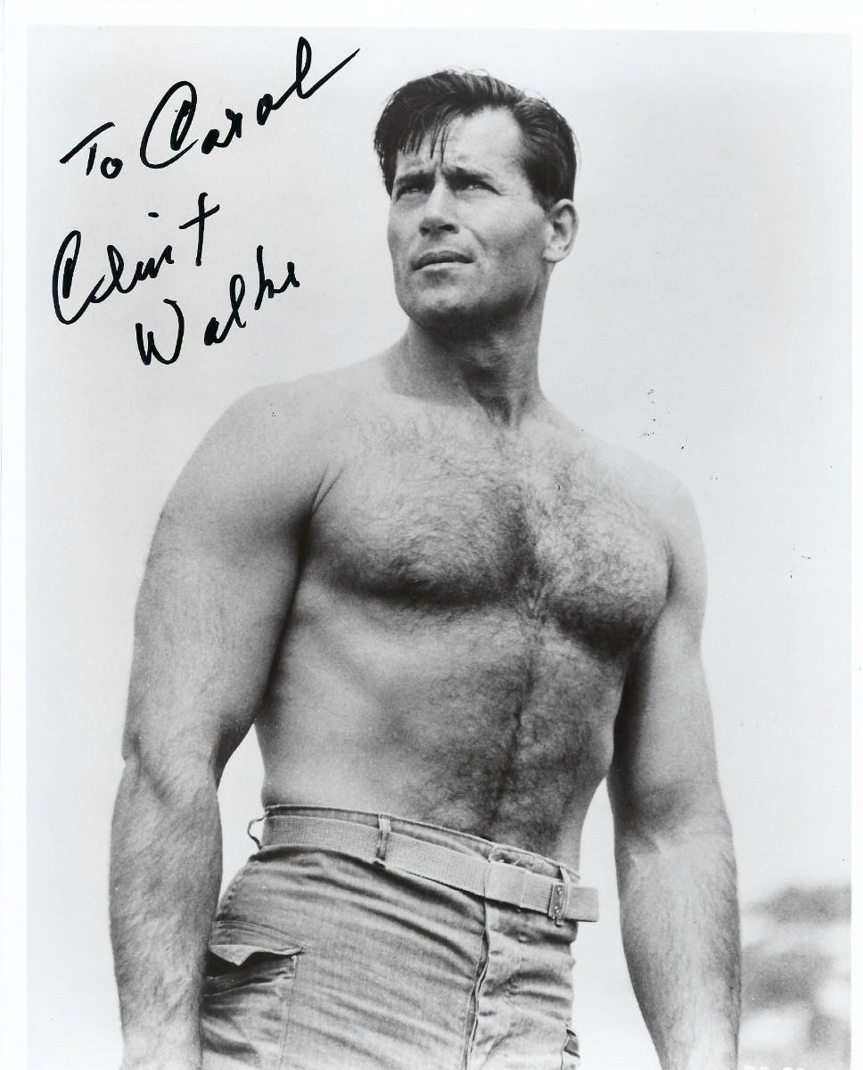 Clint Walker signed photo | EstateSales.org