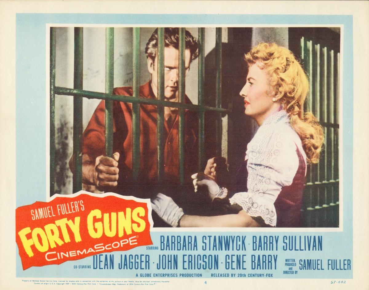 Forty Guns 1957 original vintage lobby card | EstateSales.org