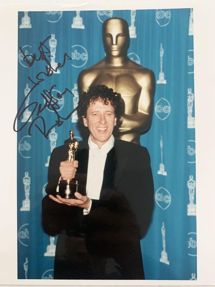 Oscar Winner Geoffrey Rush signed photo | EstateSales.org