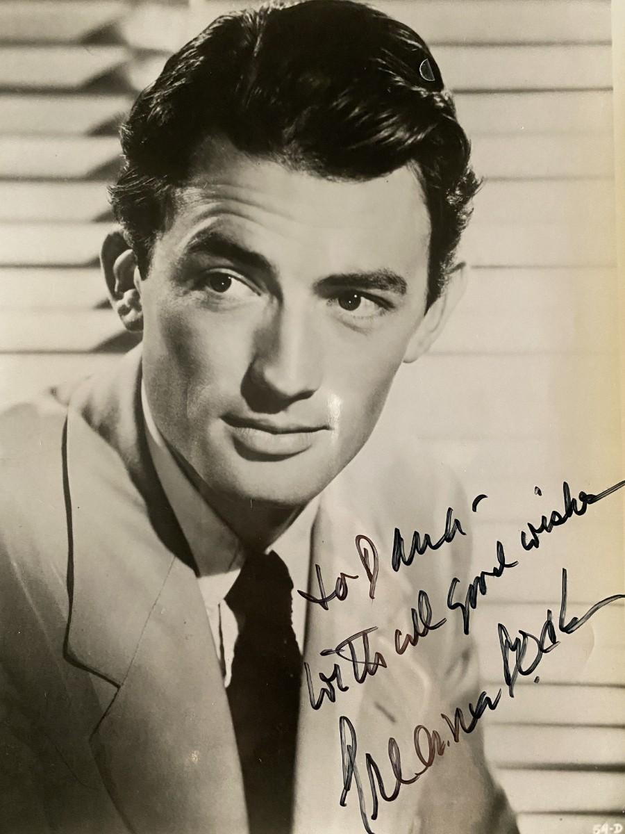 Gregory Peck signed photo | EstateSales.org
