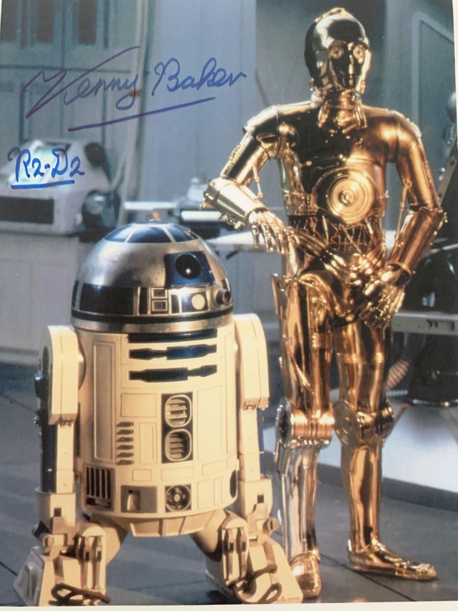 R2 D2 Kenny Baker signed photo. GFA Authenticated | EstateSales.org