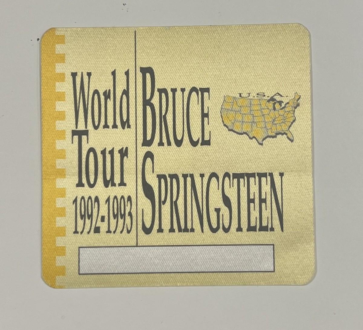 Bruce Springsteen backstage pass | EstateSales.org
