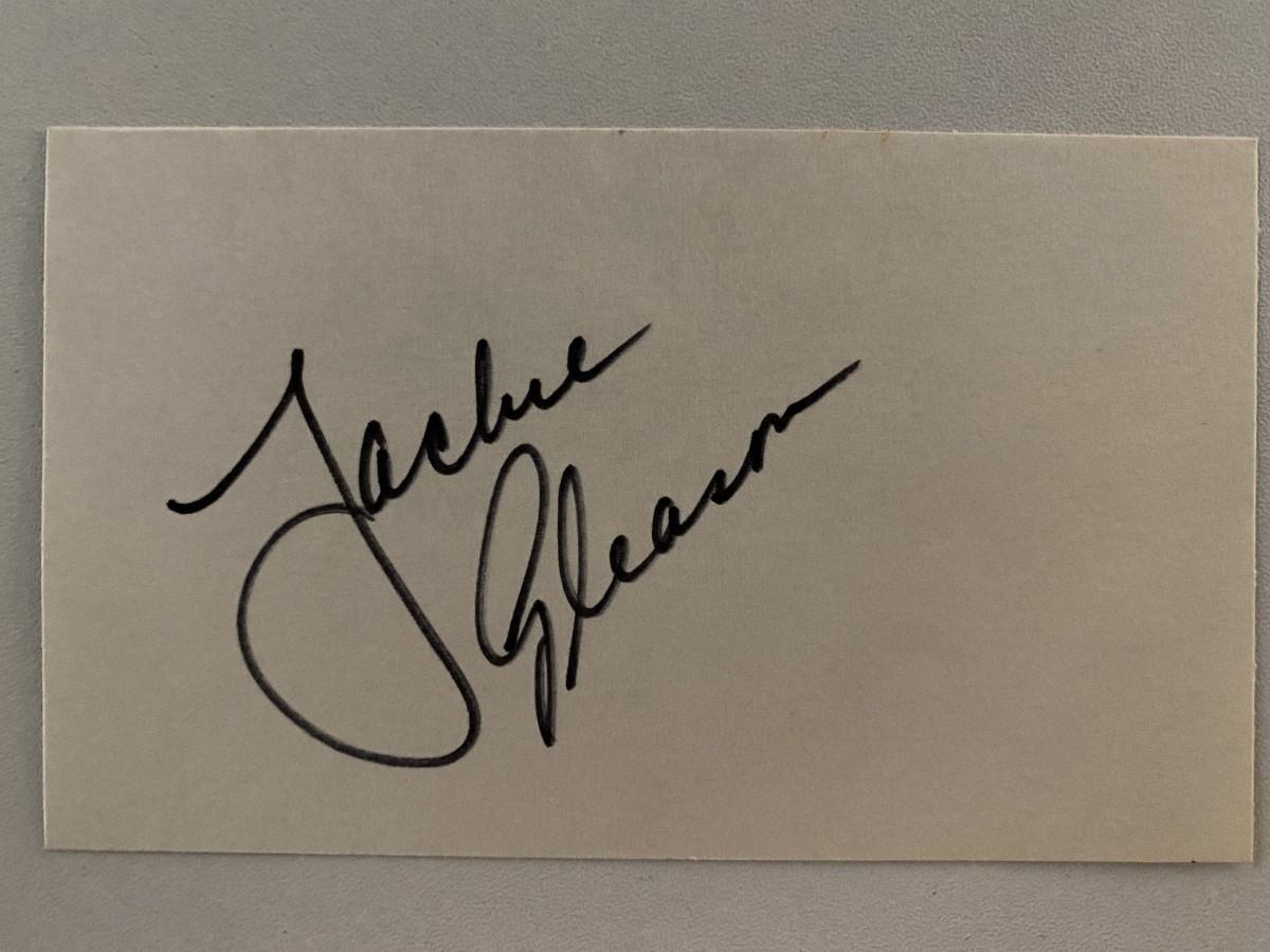 Jackie Gleason original signature | EstateSales.org