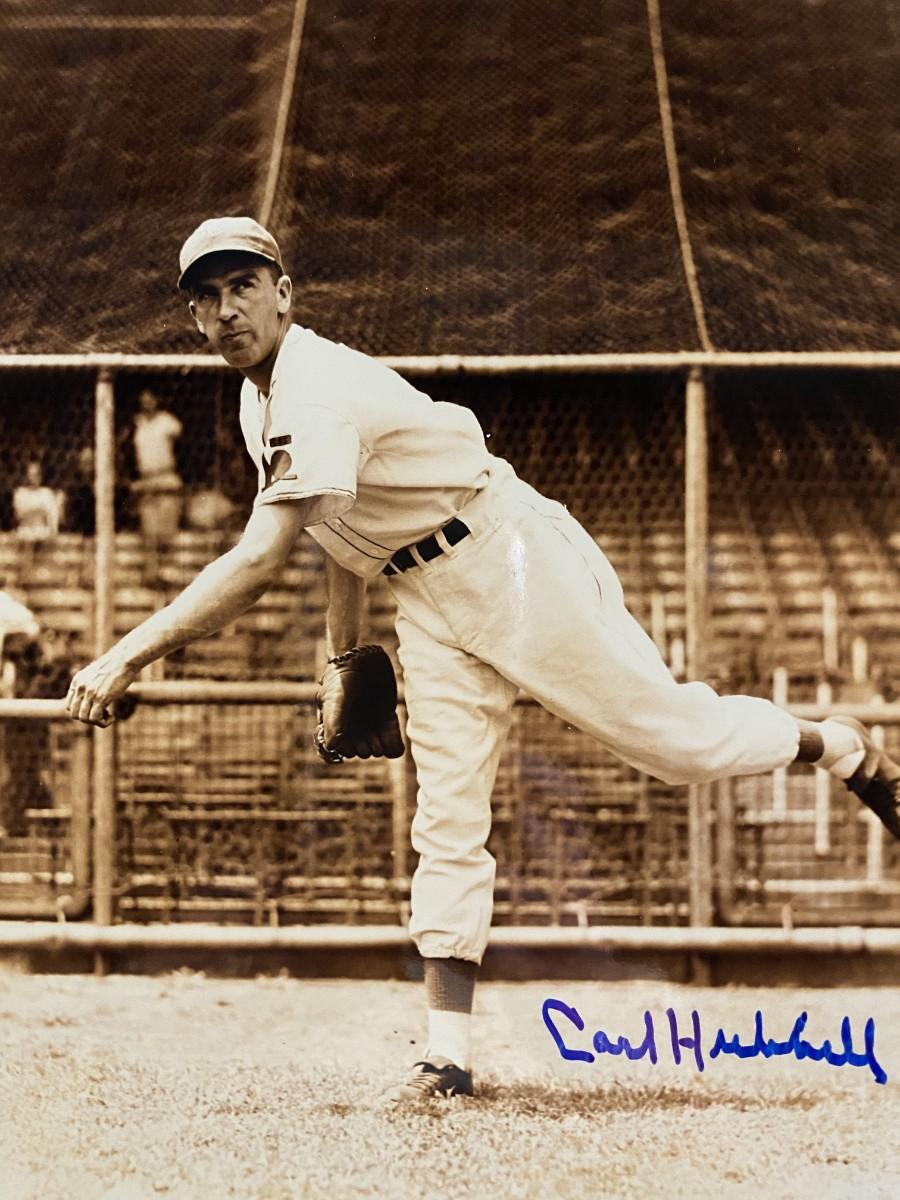 Carl Hubbell signed photo | EstateSales.org