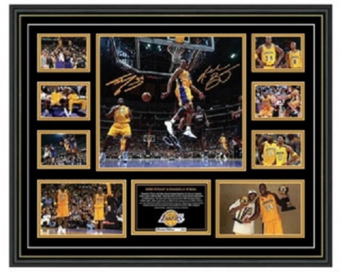 kobey bryant and shaq plaque | EstateSales.org